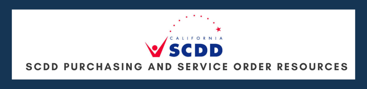 Purchasing and Service Order Resources | SCDD