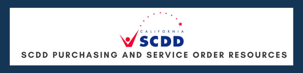 Purchasing and Service Order Resources | SCDD